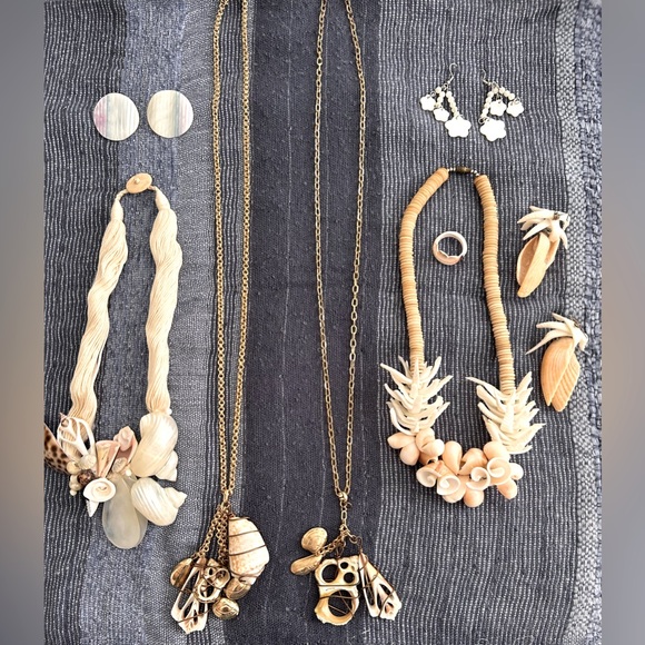 Jewelry | Lot Of 197s Vintage Seashell Themed Jewelry | Poshmark